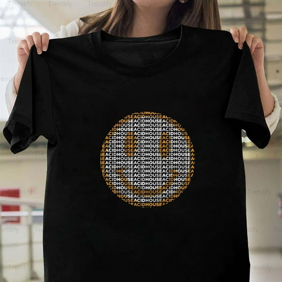 Acid House Smiley Face Classic Rave Culture Electronic Music H12759 T ...