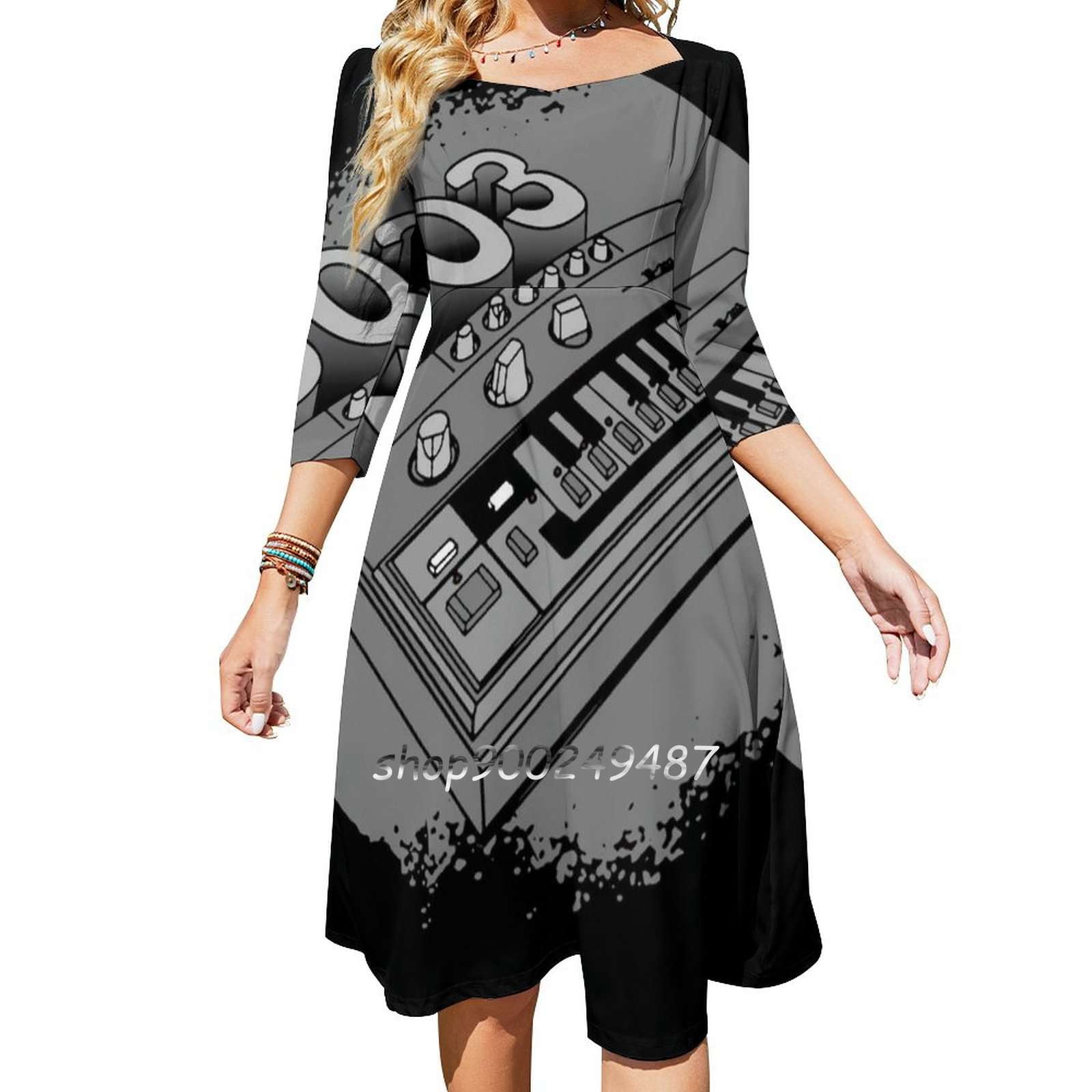 Acid House Techno Music Staple Party Bass Synth One Of The Evening ...