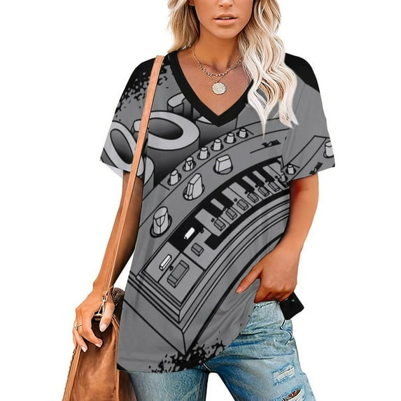 Acid House Techno Music Staple Party Bass Synth One Of The Women's T ...