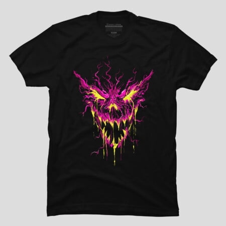 Acid Monster with a Horror and a Creature Themed Graphic Design T-Shirt ...