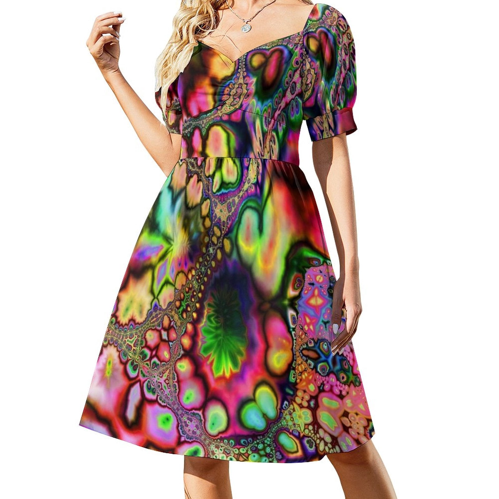 Acid Plasmosis Dress Evening gown Long dresses - Walmart.com