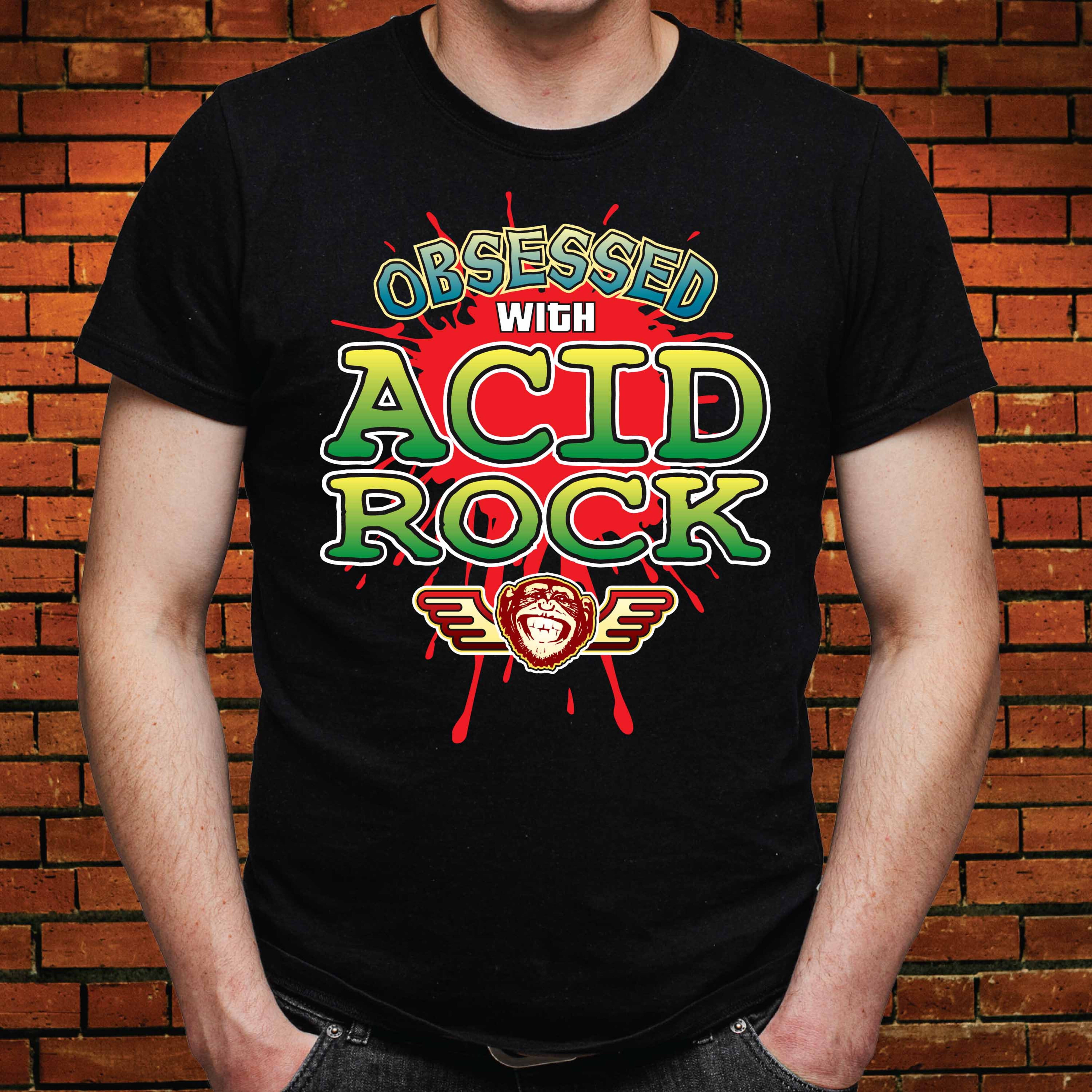 Acid Rock 100% Cotton Unisex T-Shirt / Music Obsessed / Love ...