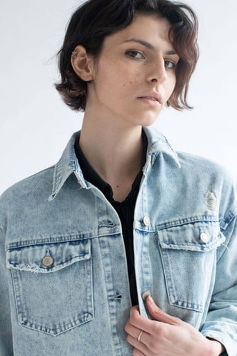 Acid Washed Destroyed Denim Shacket - Trendy Casual Fashion Jacket ...