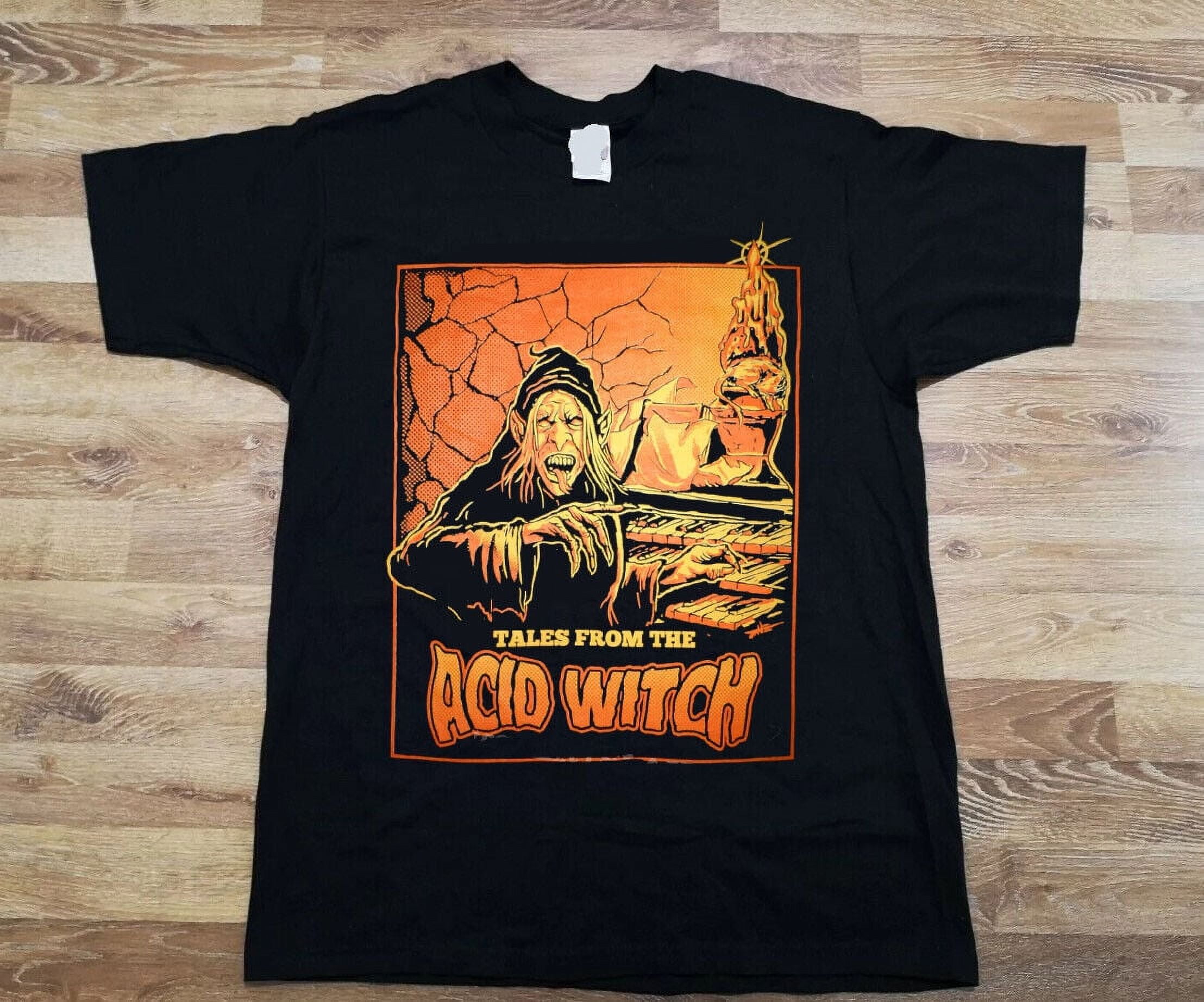 Acid Witch- Tales From the Acid Witch, rock band shirt, unisex style ...