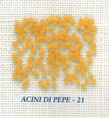 Acini di Pepe #21 Soup Cut Pasta Case of Twenty (20) 1 .lb Pouches ...