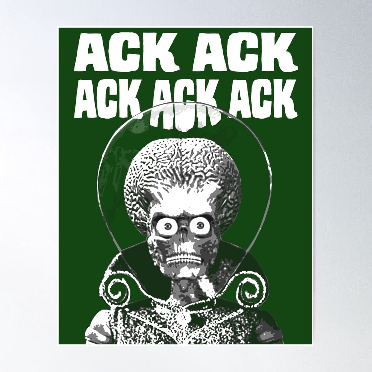 Ack Ack Poster Wall Art, UNFRAMED PAPER POSTER, Home Decor, Vintage ...