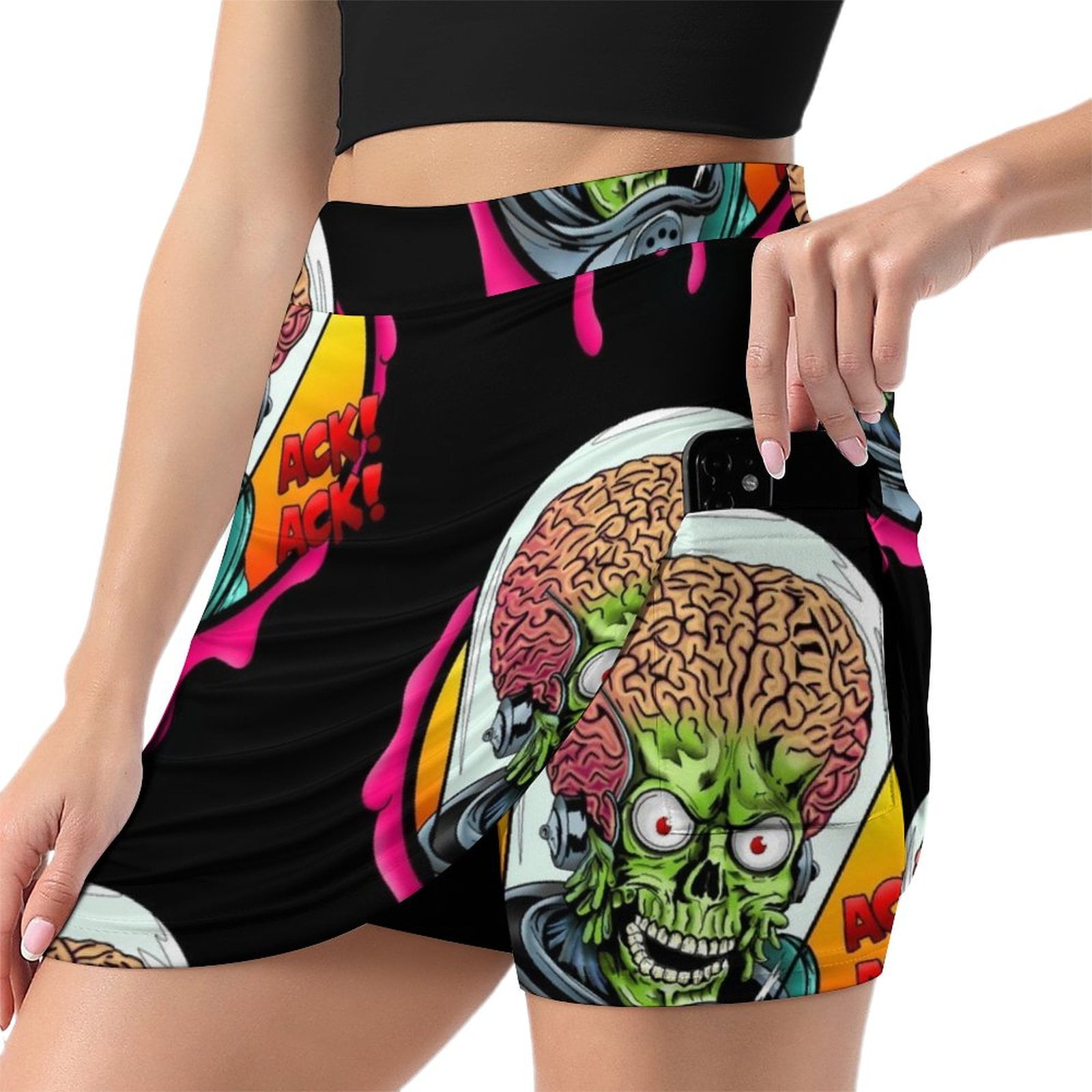 Ack ack Light proof trouser skirt extreme mini dress Woman skirts ...