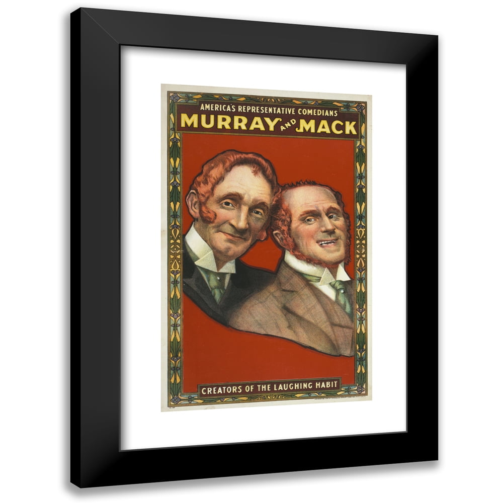 Ackermann-Quigley Litho. Co 11x14 Black Modern Framed Museum Art Print ...