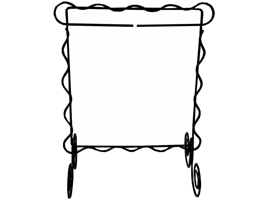 Ackfeld Table Stand 6X6 Scalloped Charcoal - Walmart.com