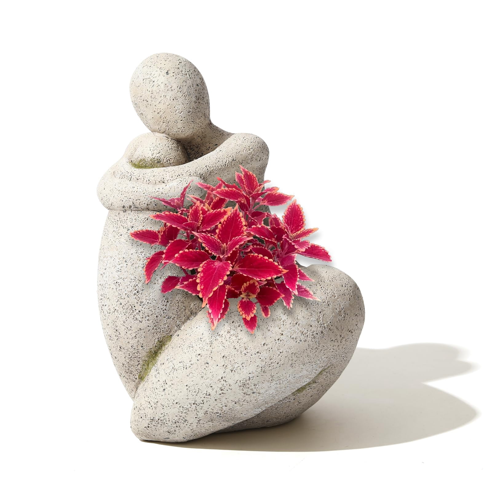 Aclema Large Face Planters for Outdoor Indoor Plants, Unique Head ...