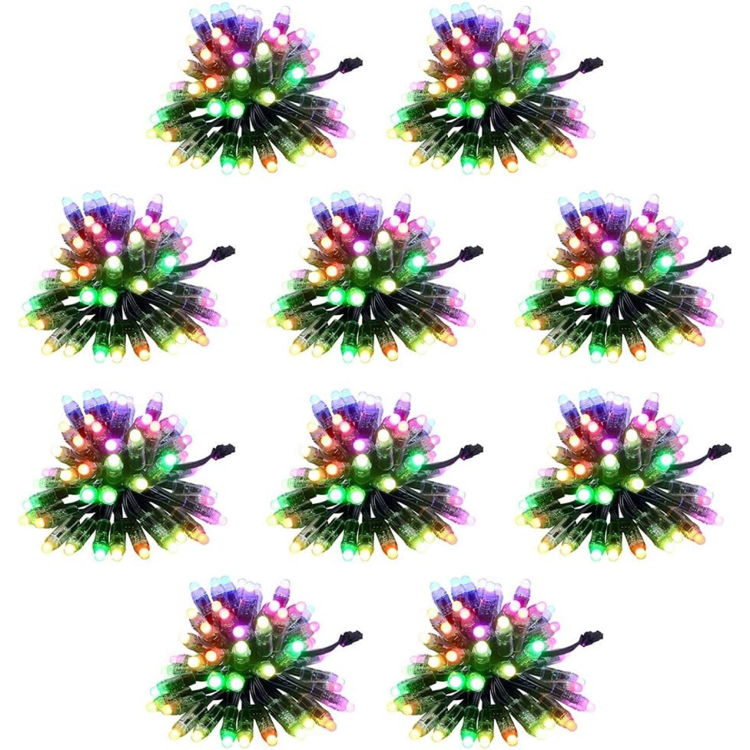 Aclorol LED Pixel WS2811 LED String Light RGB Individually Addressable ...