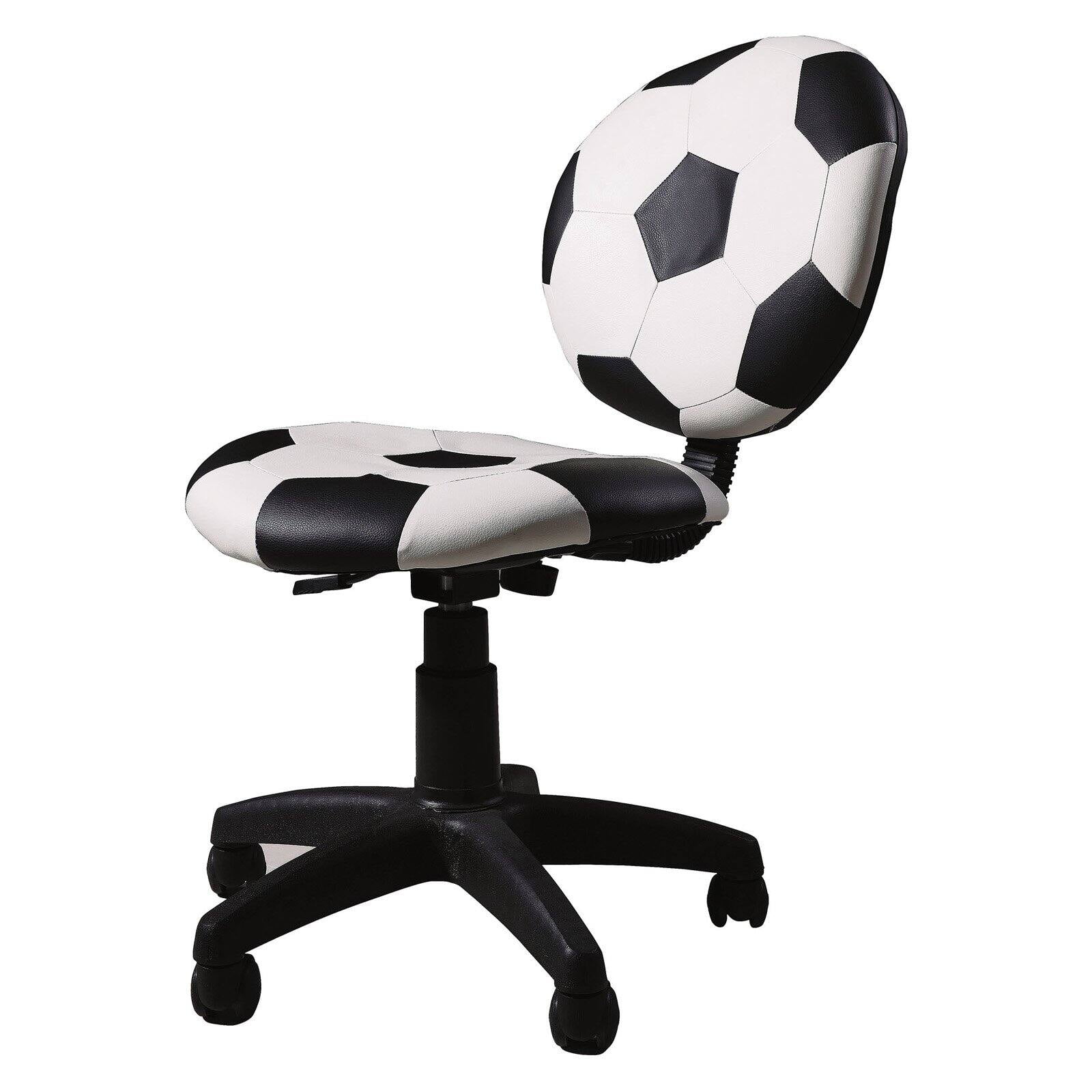 Acme All Star Youth Office Chair with Pneumatic Lift in Black and White ...