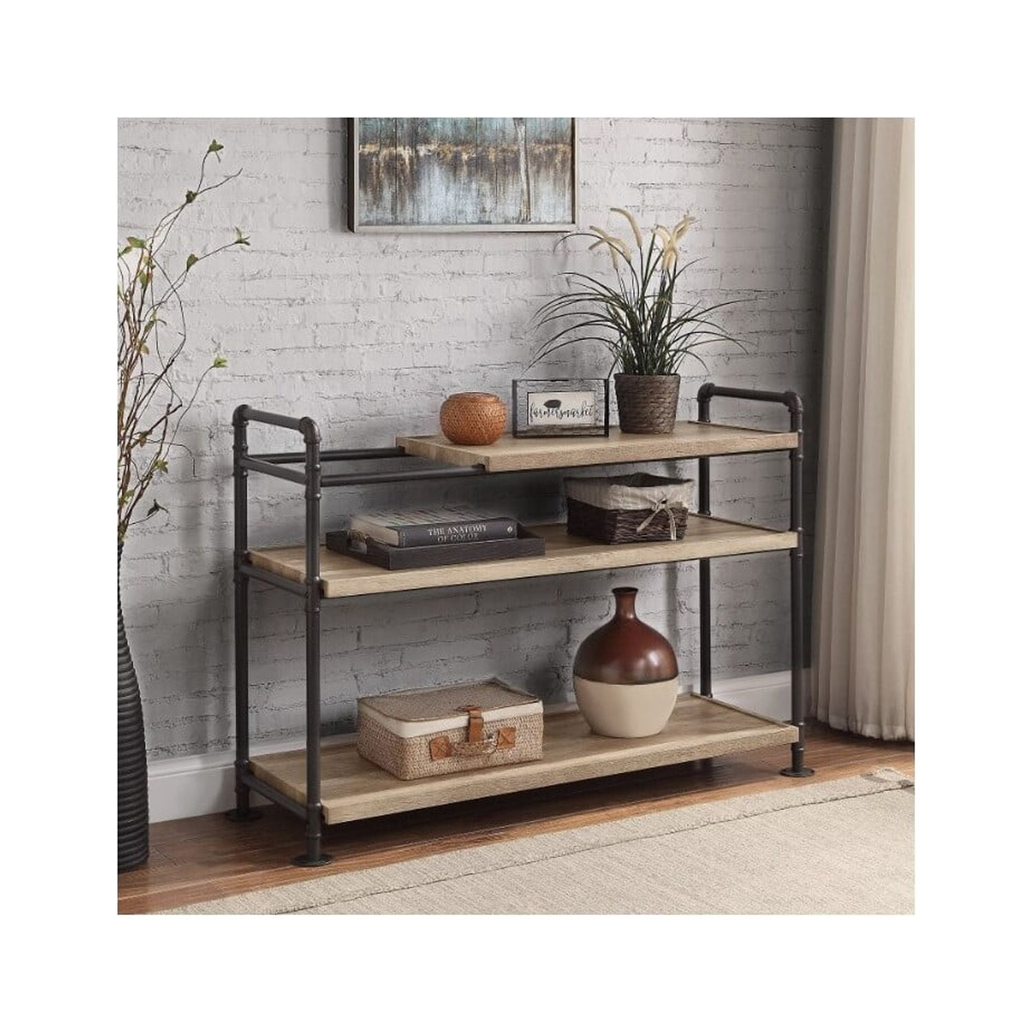 Acme BOOKSHELF W/3 SHELVES-BOARDS - Walmart.com