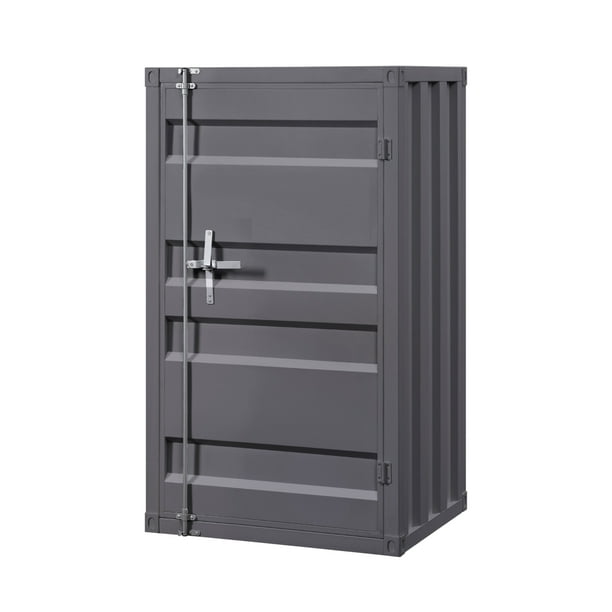 Acme Cargo Container Style Metal Chest with 1 Door, Multiple Colors ...