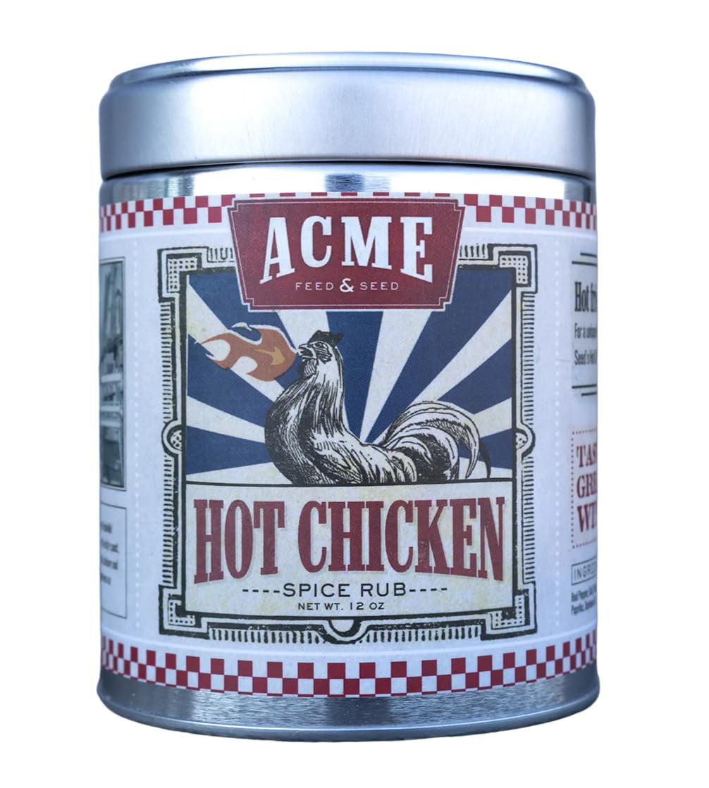 Acme Feed & Seed SAF21 Nashville Hot Chicken Spice Rub/Seasoning, 12oz ...