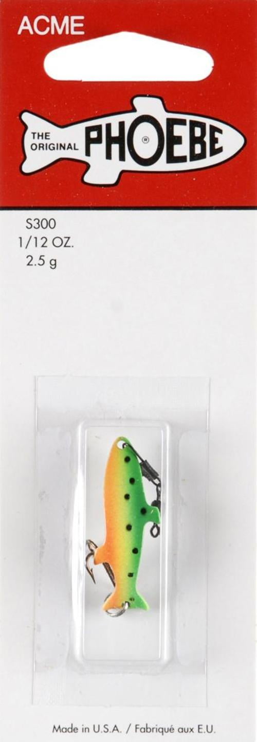 Acme Fishing Lure S300/FT Phoebe Spoon 1 1/4" Firetiger - Walmart.com