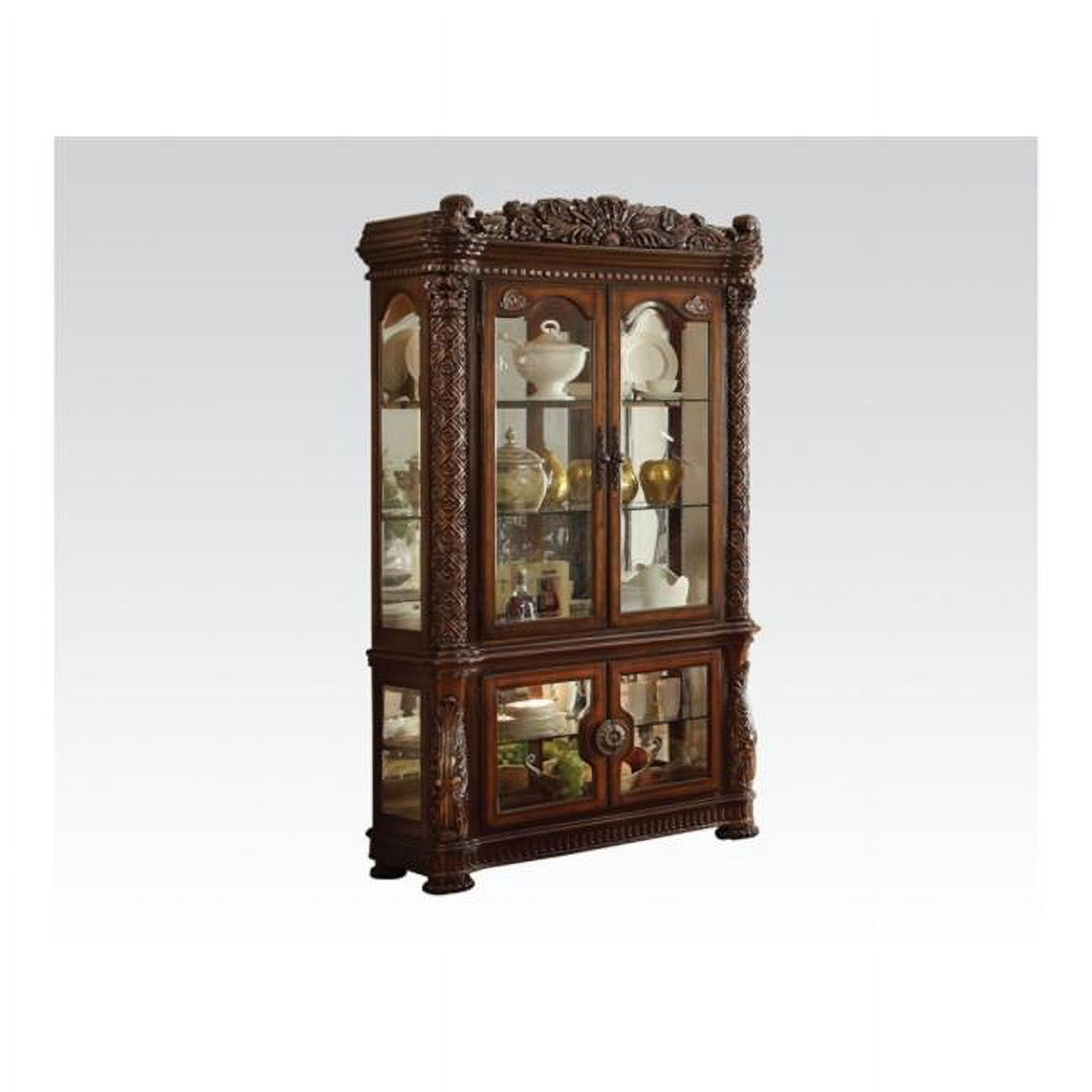 Acme Furniture 62023_KIT Living Room Vendome Curio Cabinet - Walmart.com