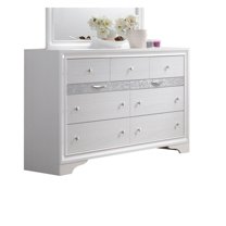 Acme Furniture Voeville II Platinum 7-Drawer Dresser with Optional ...
