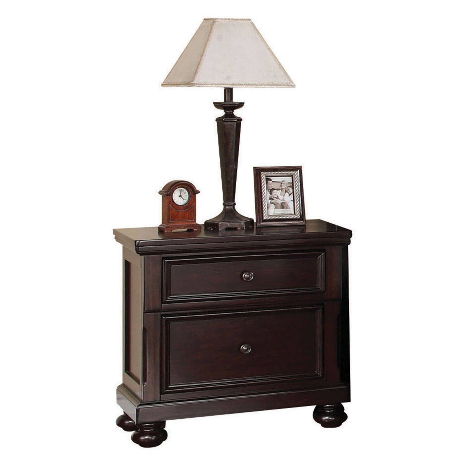 ACME Grayson Dark Walnut Nightstand - Walmart.com
