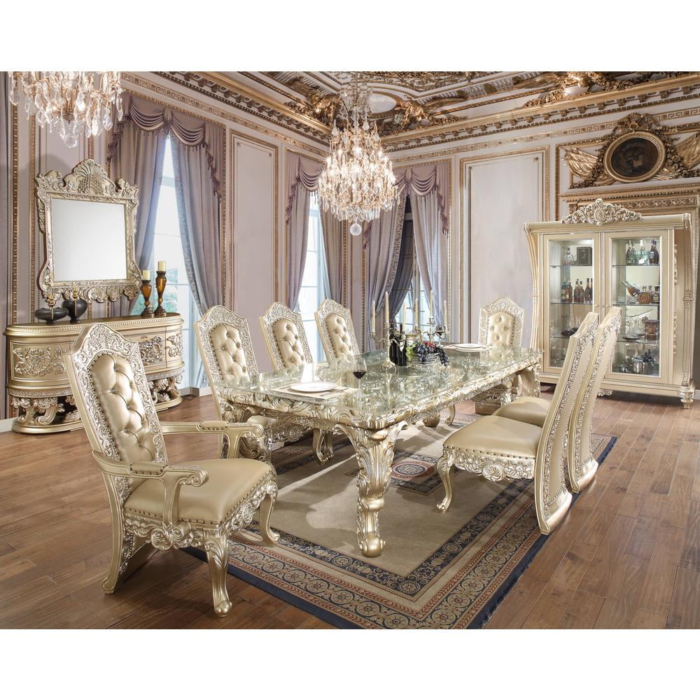 Acme Furniture Vatican Dining Table, Multicolor - Walmart.com