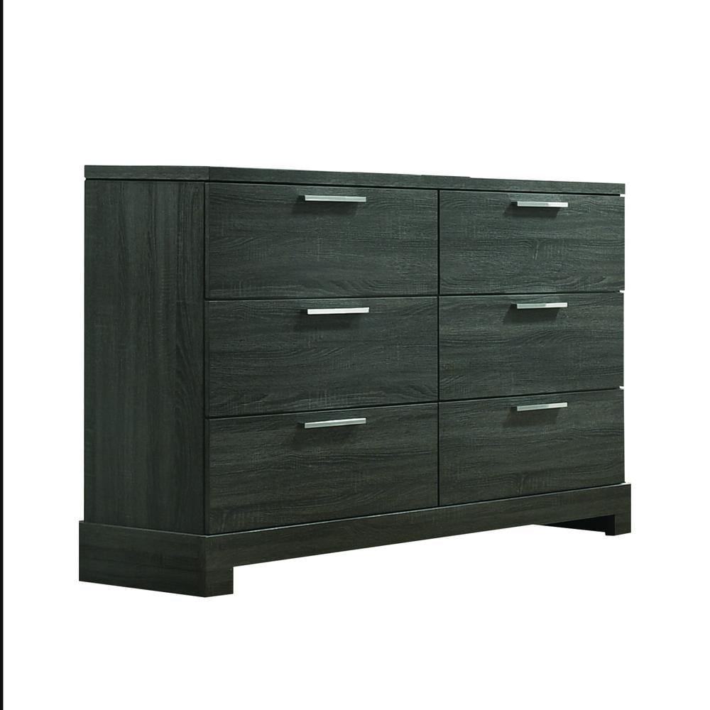 Acme Lantha Wooden Frame Storage Dresser in Gray Oak - Walmart.com
