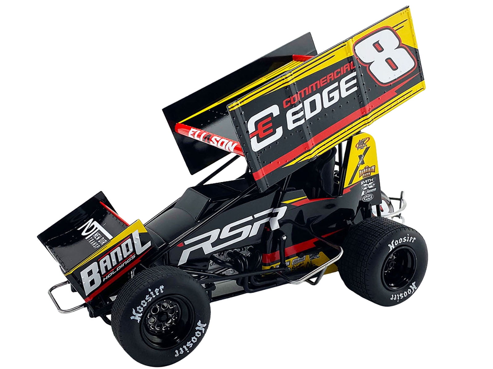 Winged Sprint Car #8 Cory Eliason "Commercial Edge" RSR "High Limit ...