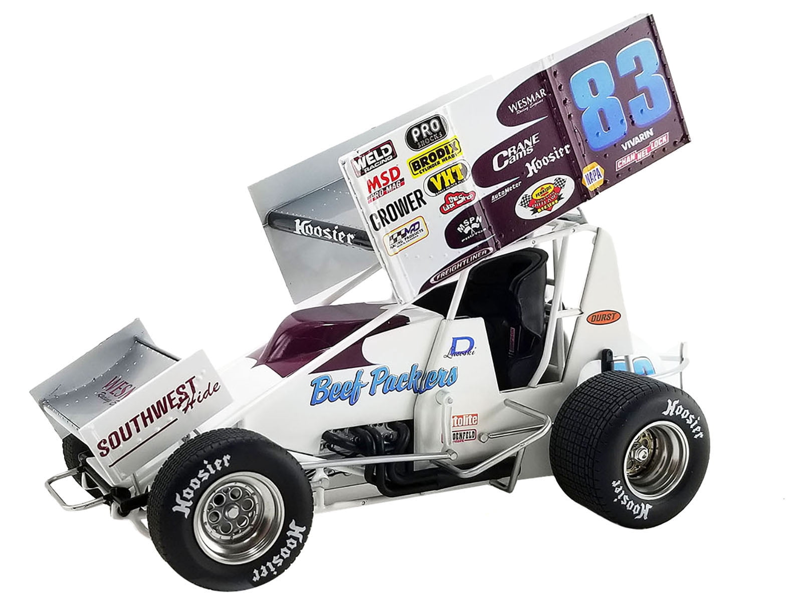 Winged Sprint Car #83 Danny Lasoski "Beef Packers" "National Sprint Car ...