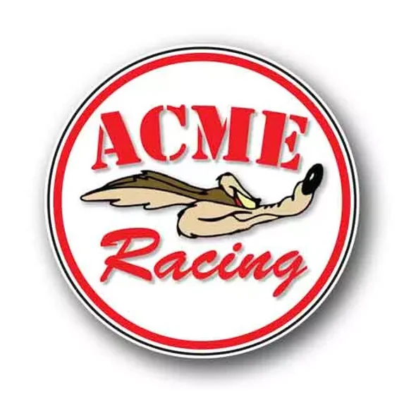Acme Racing Coyote Sticker Phone Decal Water Bottle Stickers Car Decals ...