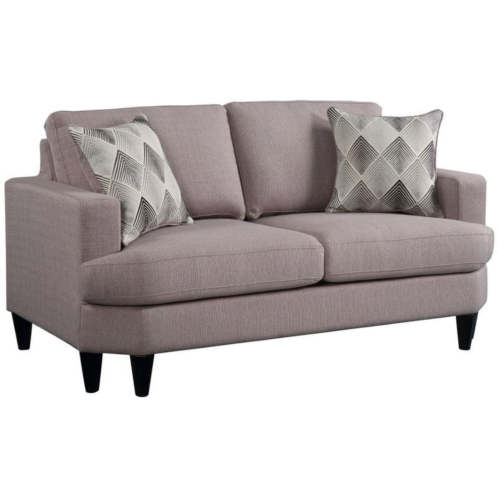 Acme Transitional Loveseat With Sand Linen Finish 51061 - Walmart.com