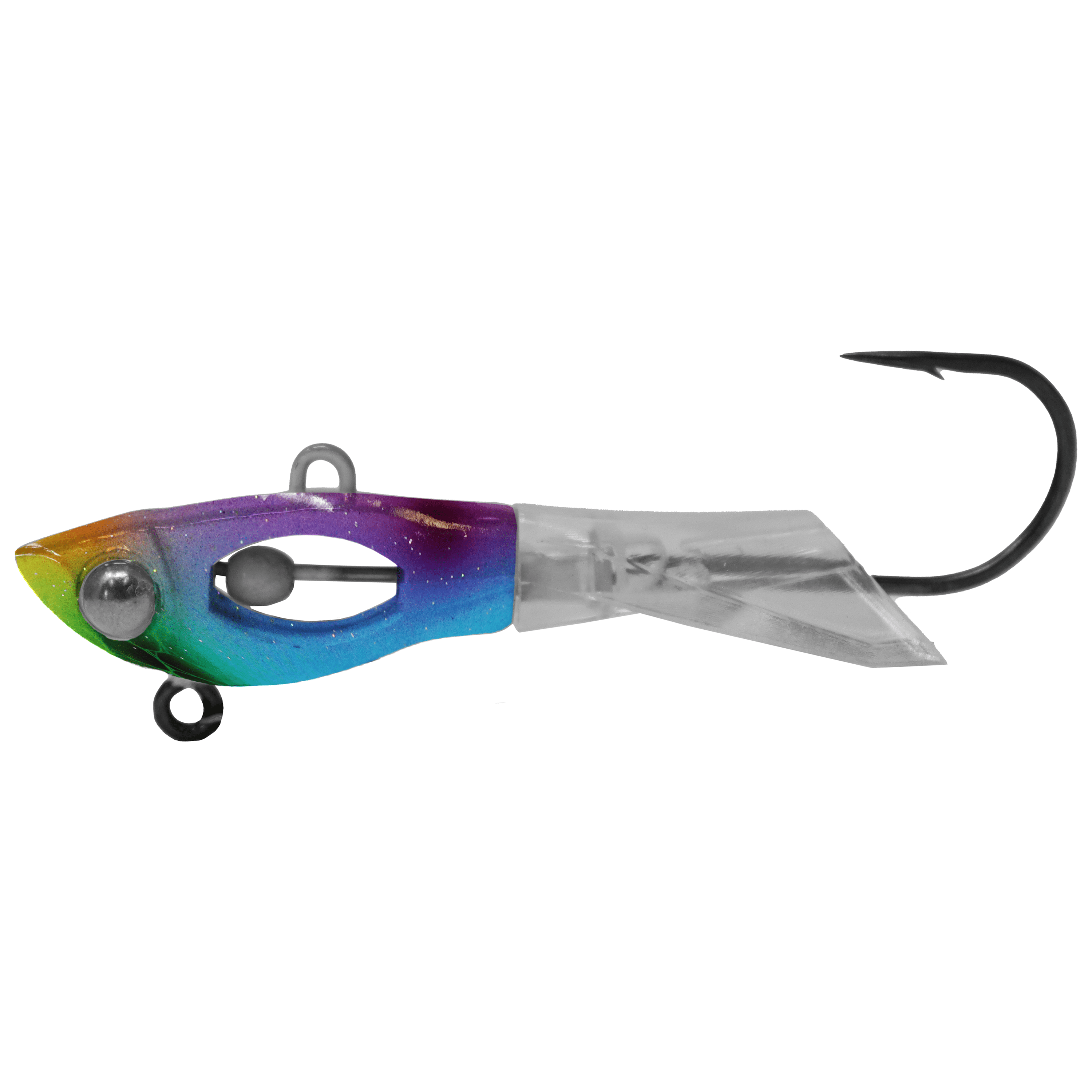 Acme Tackle Fishing Soft Plastic Jig Minnow, Rattlin Google Eyes, 1/8oz ...