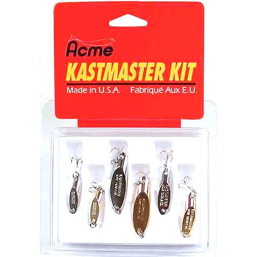 Acme Tackle Kastmaster Spoon Kit, 6pk, Assorted Colors and Sizes ...