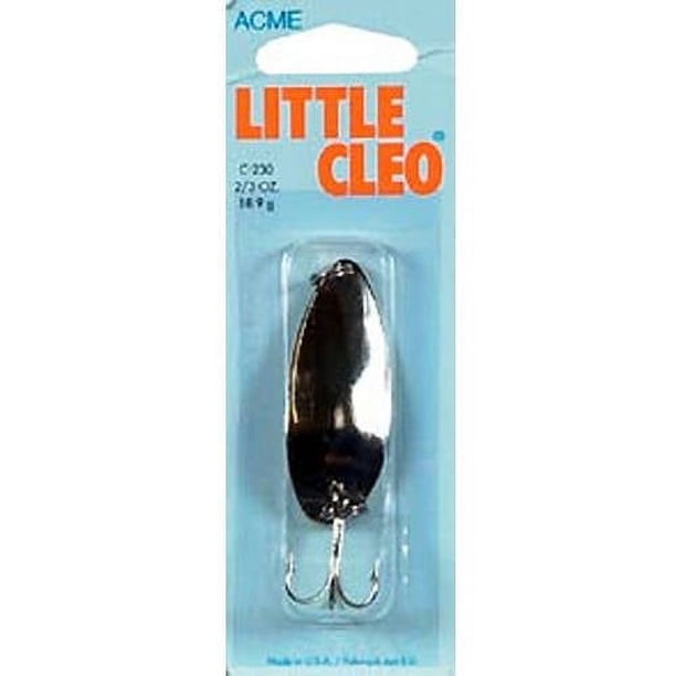 Acme Tackle Little Cleo Fishing Spoon Nickel 2/3 oz. - Walmart.com