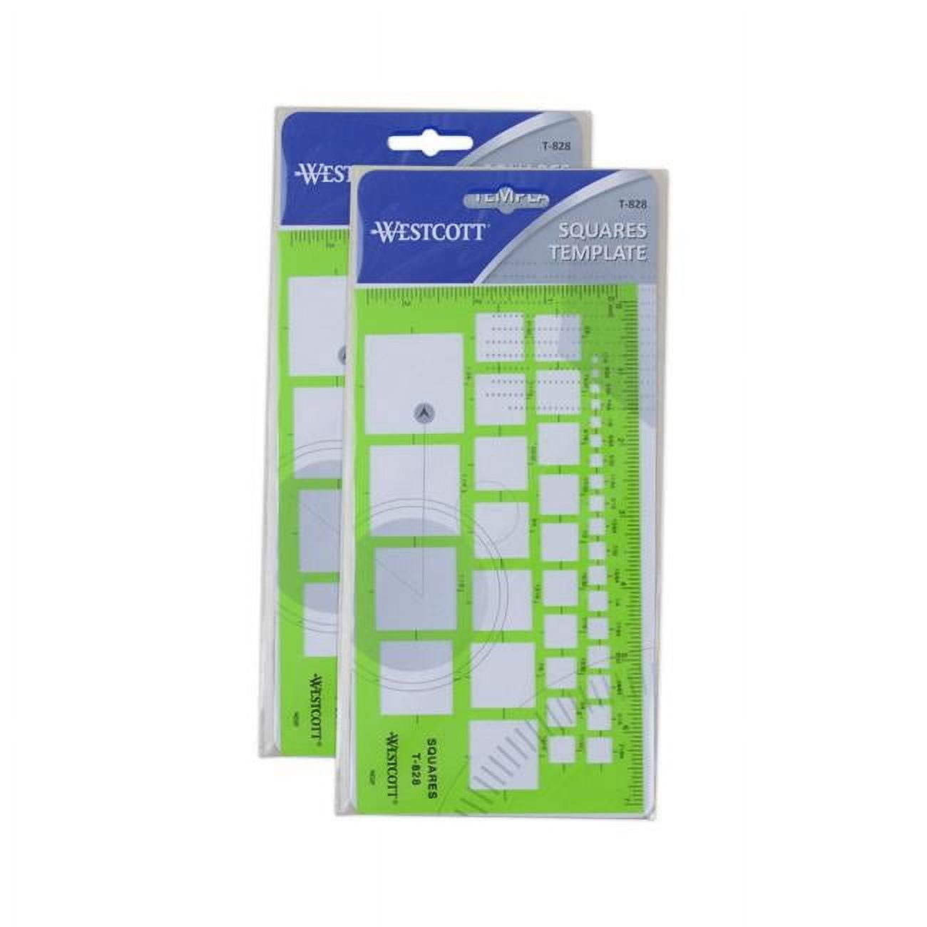 Acme United ACMT828-2 Technical Squares Drawing & Drafting Template ...