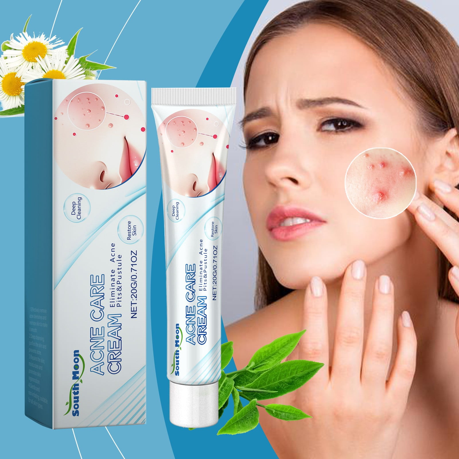 Acne And Acne Mark Care Facial Skin Cleansing Lotion - Walmart.com