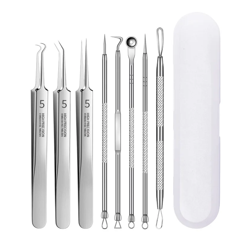 Acne Blackhead Removal Kit Acne Blemish Pimple Stainless Steel ...