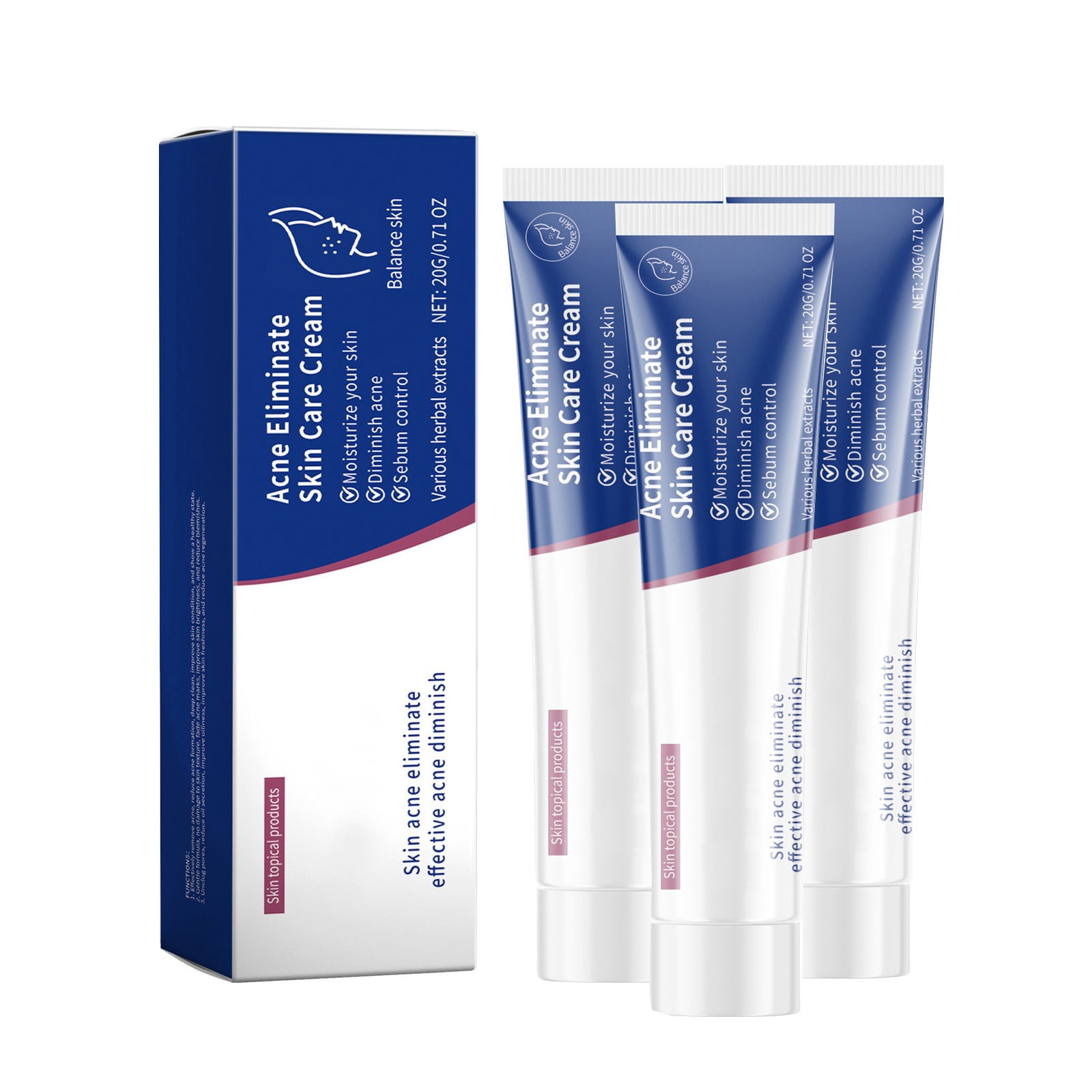 Acne Eliminate Skin Care Cream for Effective Acne Treatment, Blemish ...