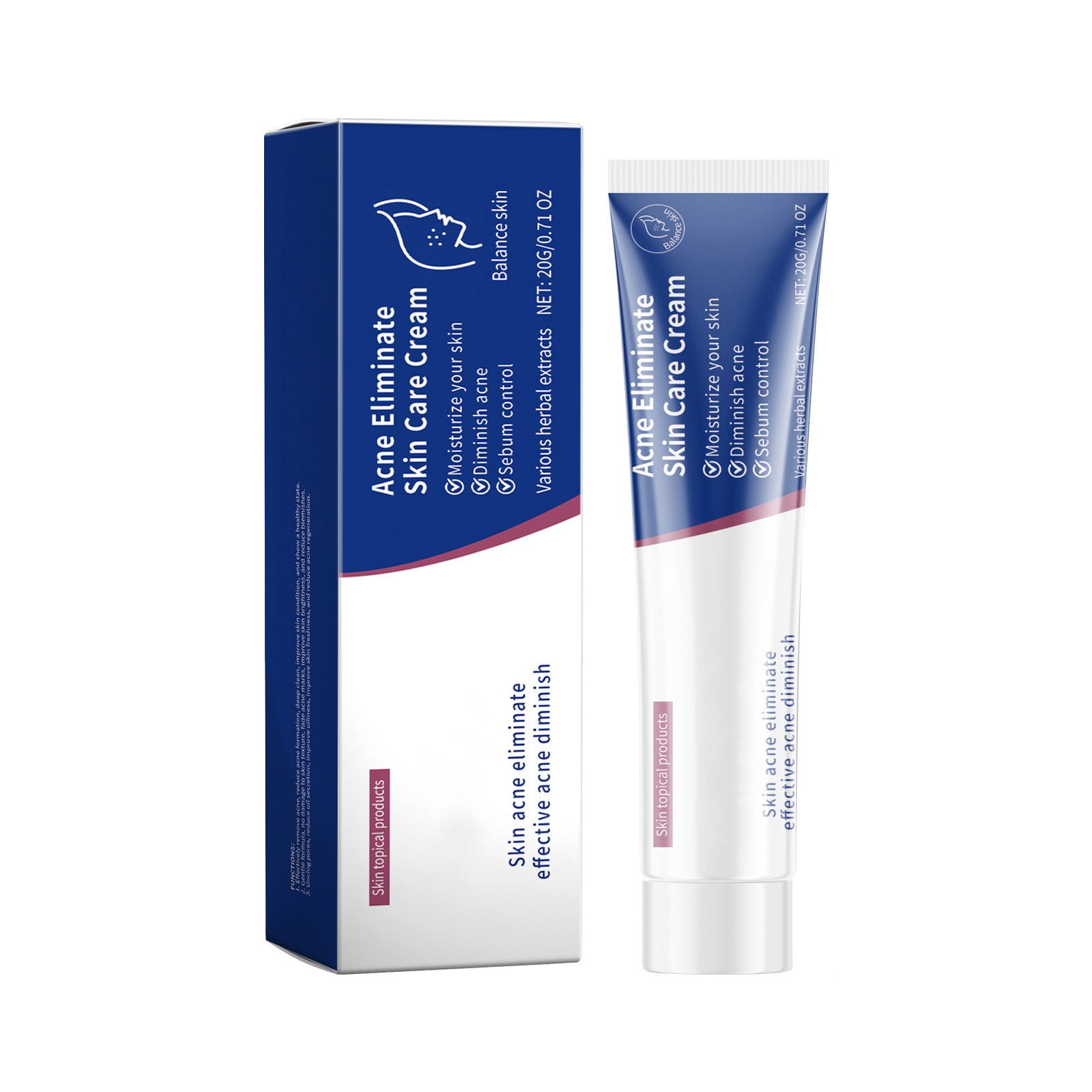 Acne Eliminate Skin Care Cream for Effective Acne Treatment, Blemish ...