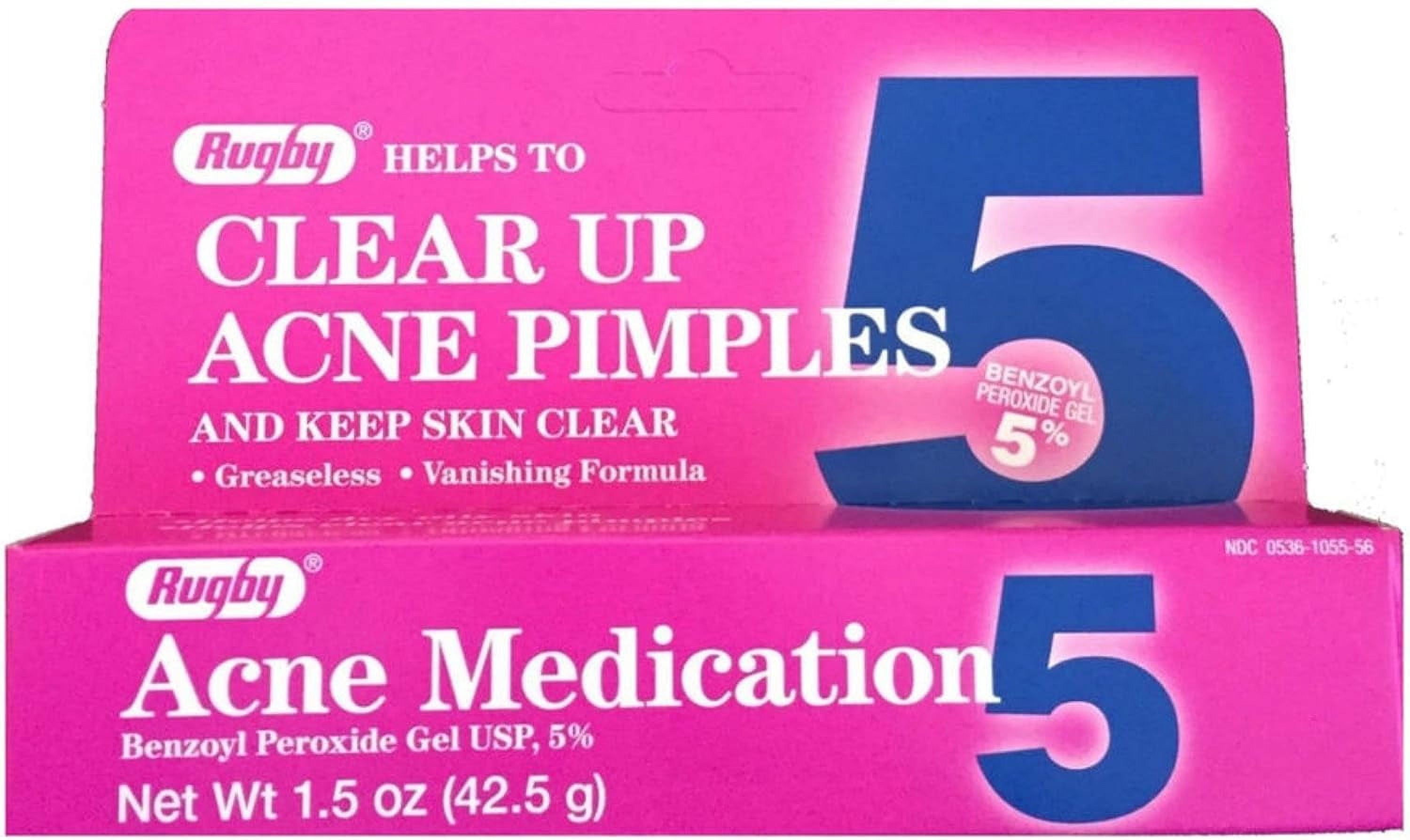 Acne Medication Benzoyl Peroxide Gel 5% 1.5 oz - Walmart.com