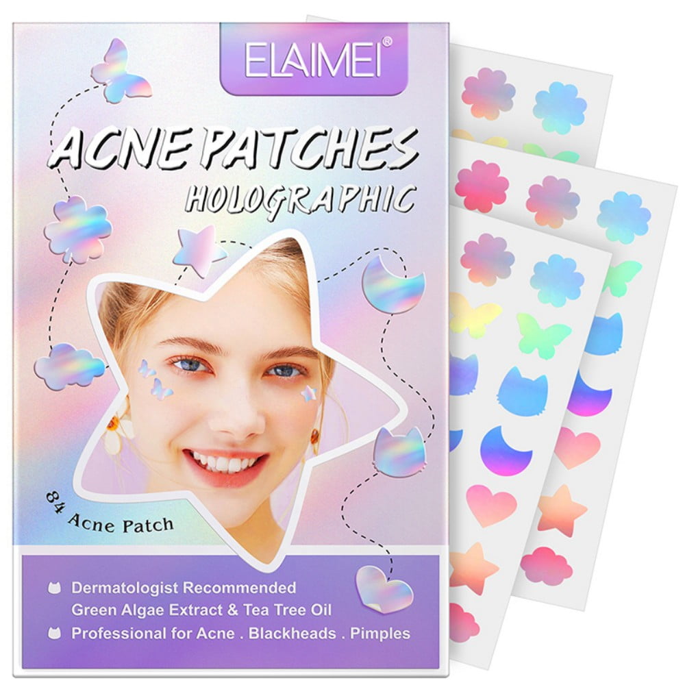 Acne Patches, 84 Dots Laser Pimple Patches, Hydrocolloid Acne Stickers ...