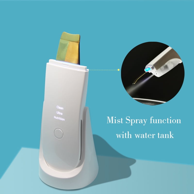 Acne & Pore Cleaner 24kHz Ultrasonic Skin Scrubber With Nano Mist ...