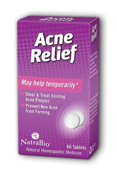 Natra-Bio Acne Relief 60 Tablet HSA/FSA Eligible - Walmart.com