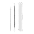 Acne Removal Tool Kit, 2-Piece Blackhead Extractor Set With Ergonomic ...