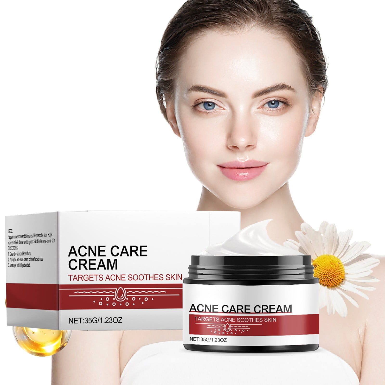 Acne Treatment For Face, Powerful Face Care Cream Dry Face Care ...