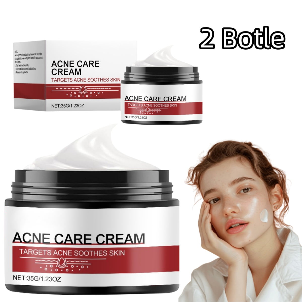Acne Treatment For Face, Powerful Face Care Cream Dry Face Care ...