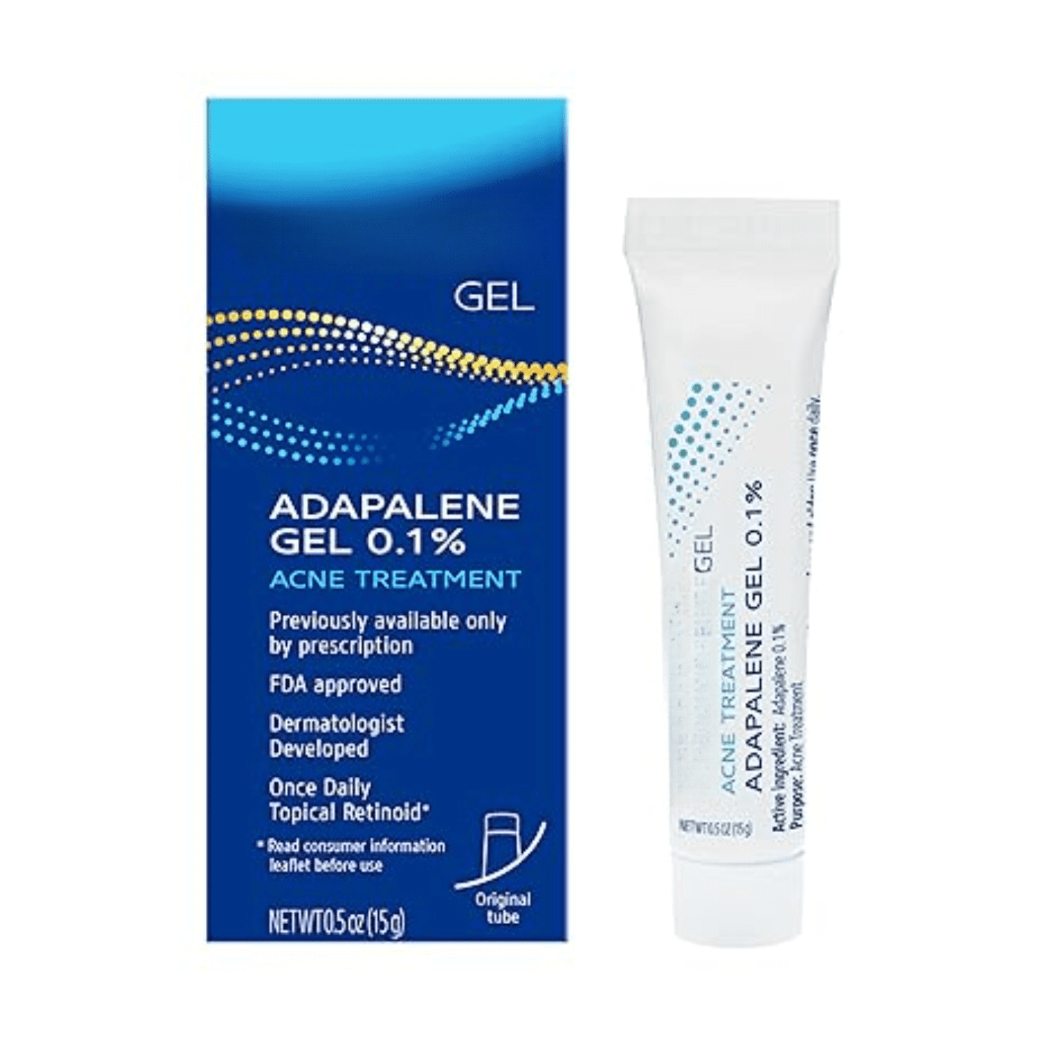 Acne Treatment Gel, 30 Day Supply, Retinoid Treatment for Face with 0.1 ...