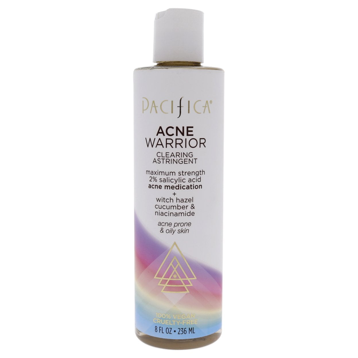 Acne Warrior Clearing Astringent by Pacifica for Unisex - 8 oz Cleanser ...
