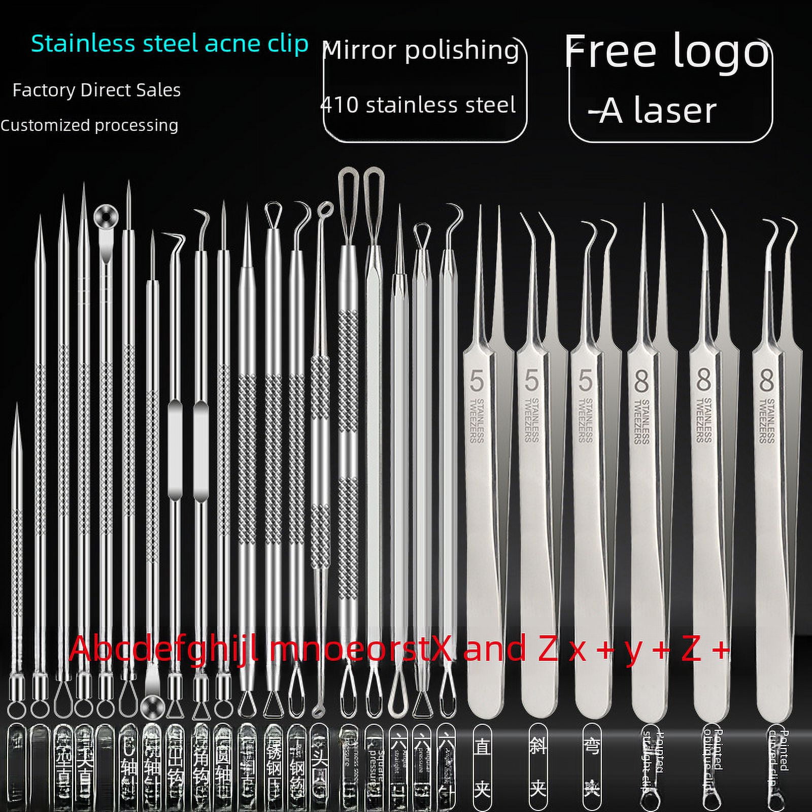 Acne needle Acne clip Acne needle Acne needle Acne beauty acne ...