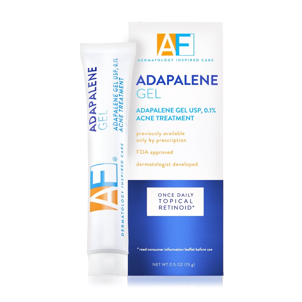 AcneFree Adapalene Gel 0.1% Topical Acne Medication, Once-Daily Spot ...