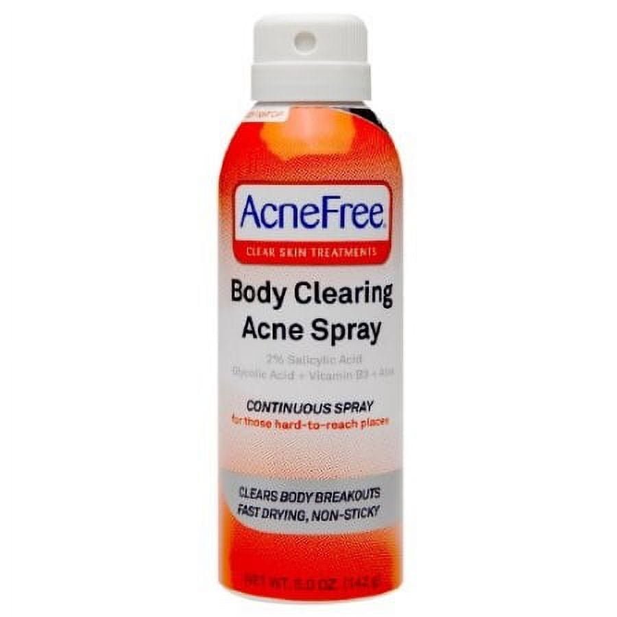 AcneFree Body Clearing Acne Spray 5 oz HSA/FSA Eligible - Walmart.com
