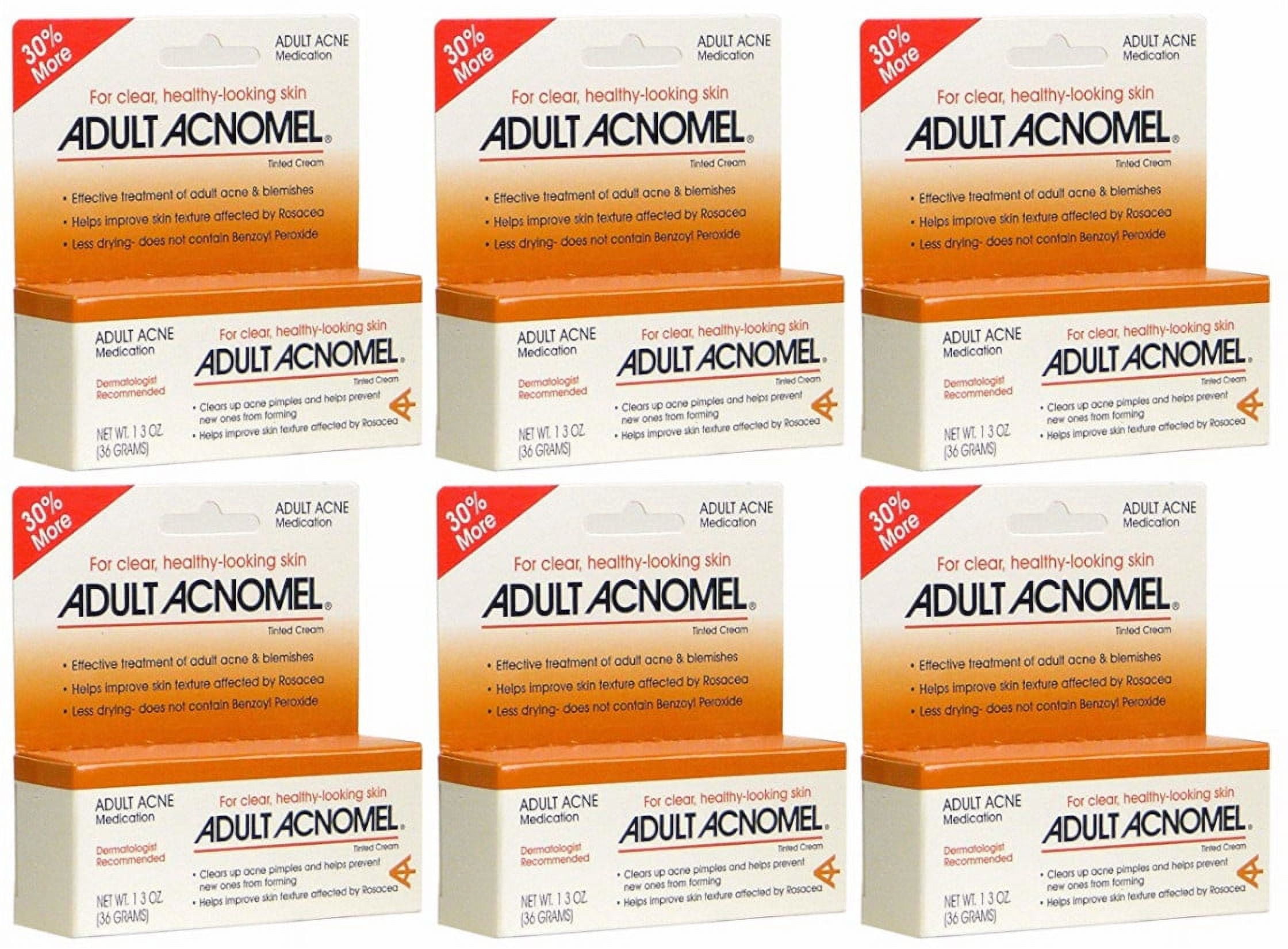 Acnomel Adult Acne Medication Cream, 1 oz (6 / Pack) - Walmart.com